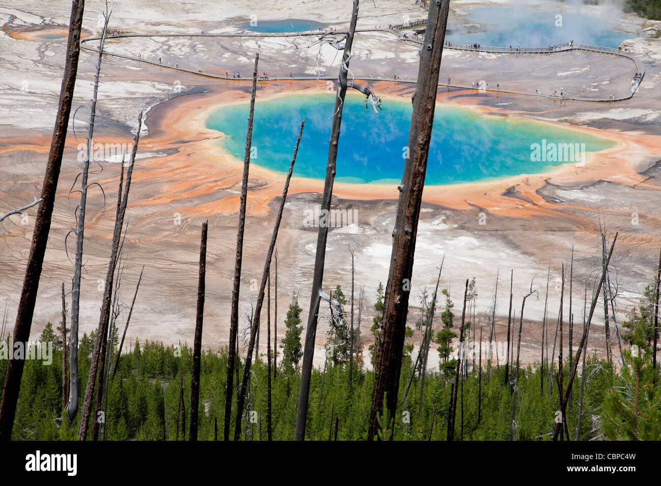 Grand prismatic spring yellowstone hi-res stock photography and images ...