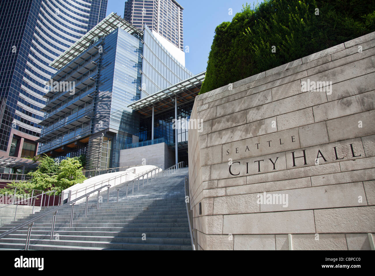 Seattle City Hall, Washington, USA Stock Photo - Alamy