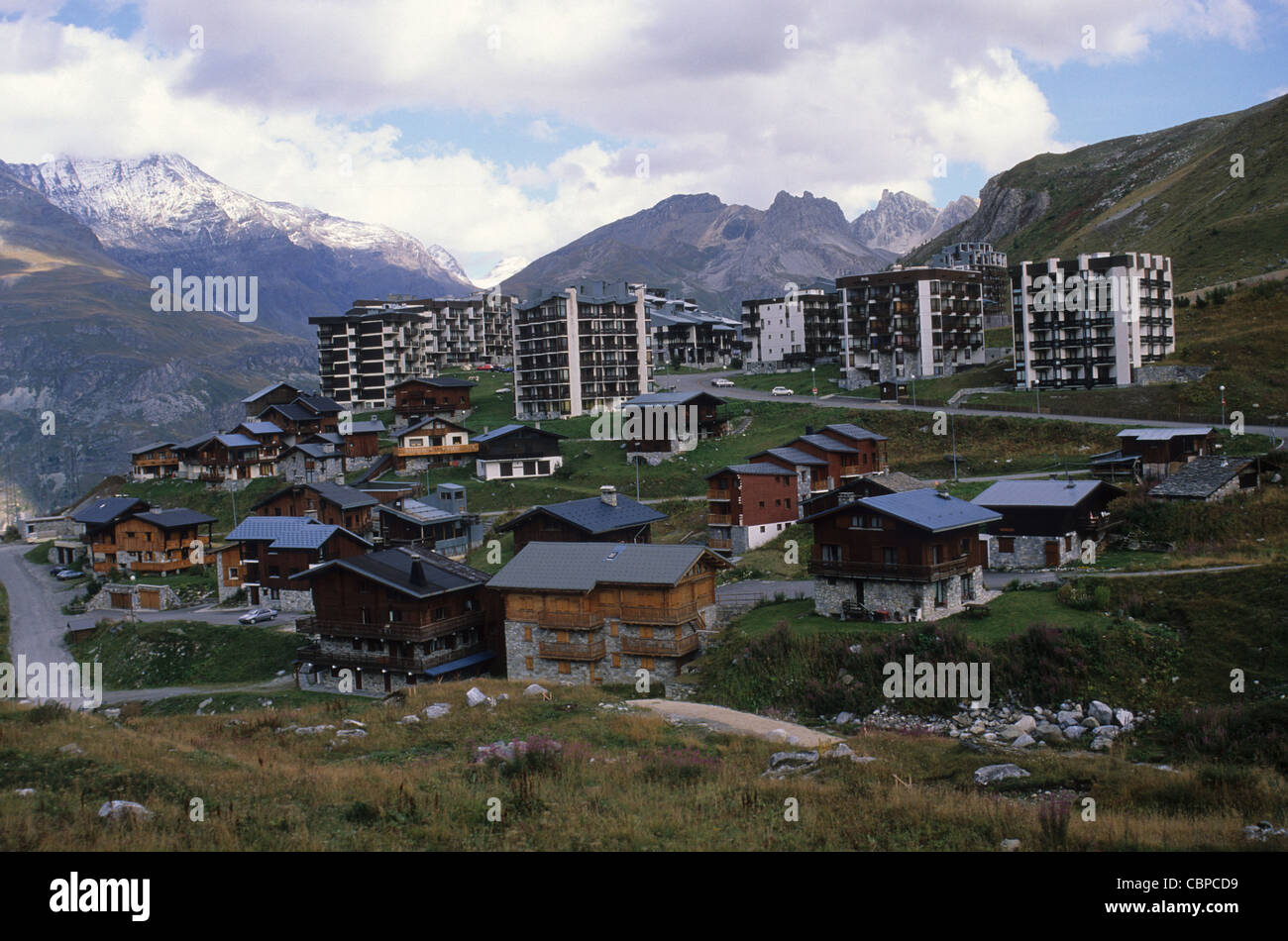 Tignes -Le-Lac Near Vanoise National Park. France Stock Photo - Alamy