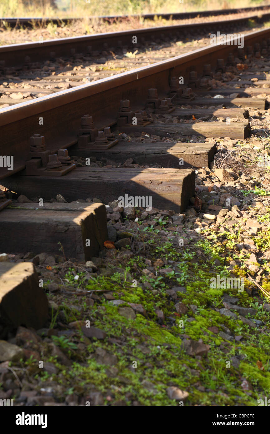 Rail Road Tracks - outdoor Stock Photo - Alamy
