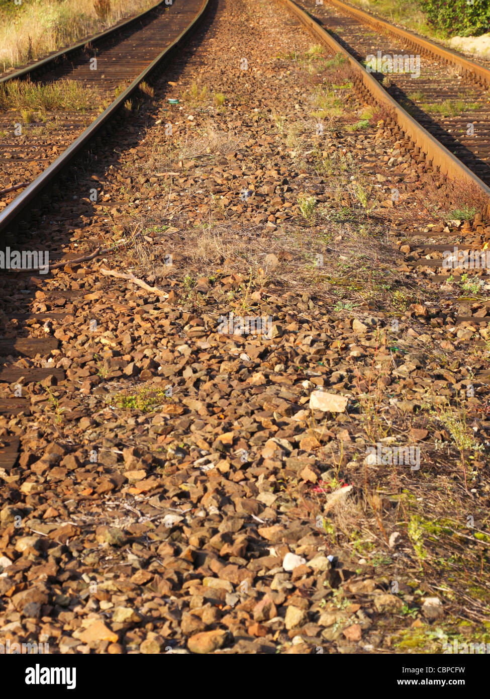 Rail Road Tracks - outdoor Stock Photo - Alamy