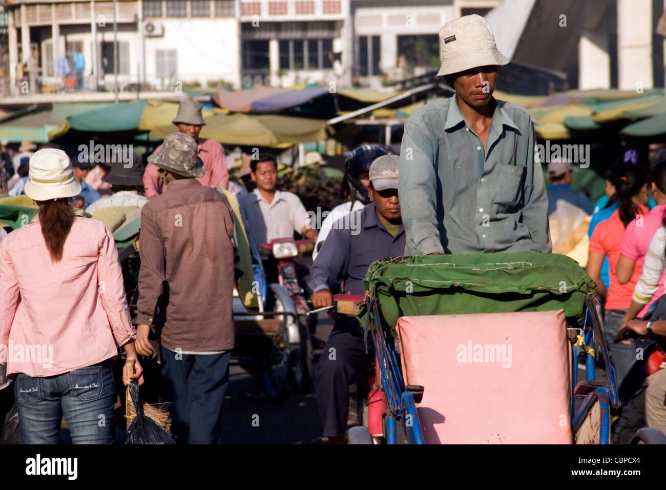 Cyclo driver in phnom penh hi-res stock photography and images - Alamy