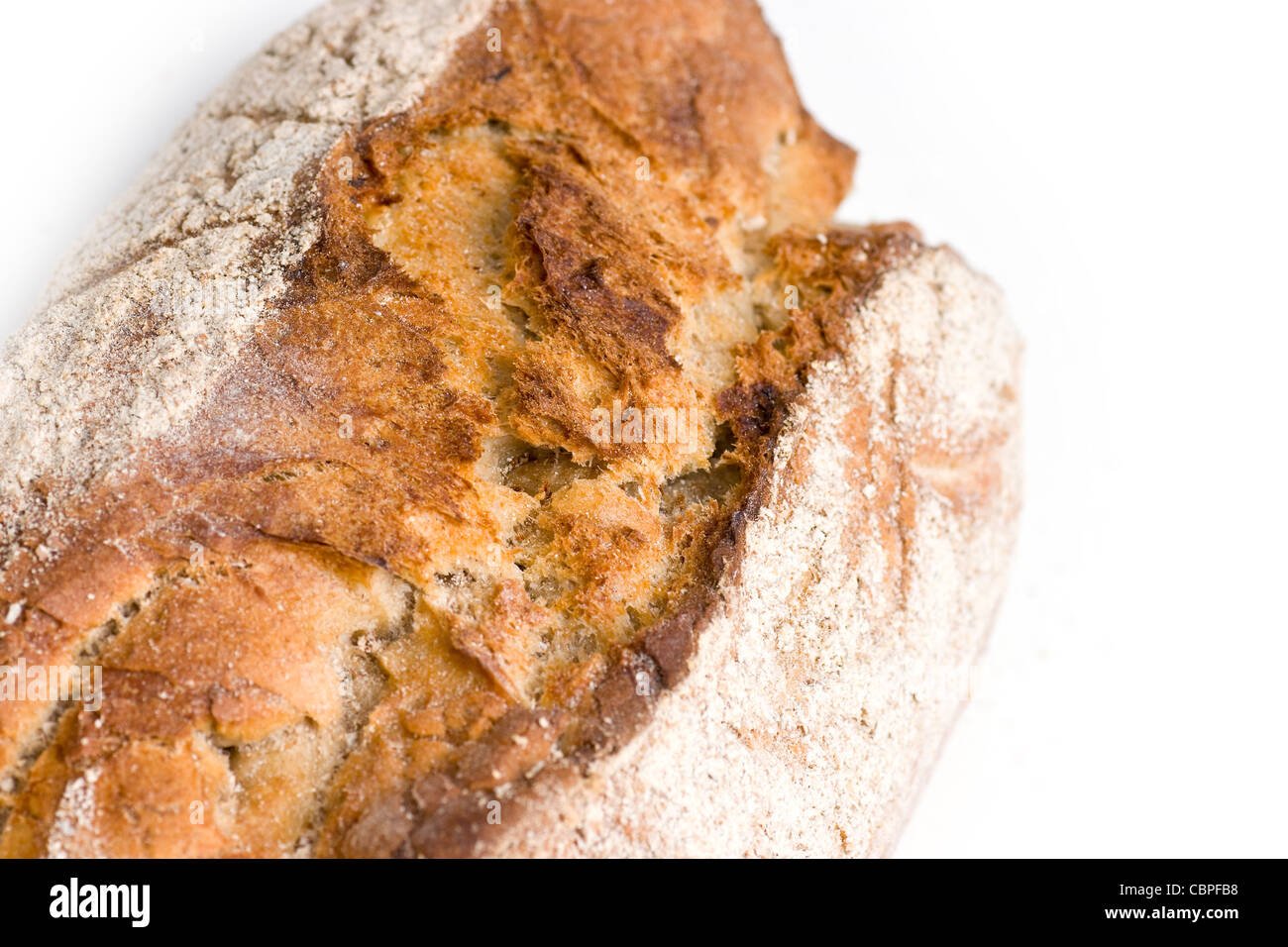Loaf isolated on white Stock Photo - Alamy