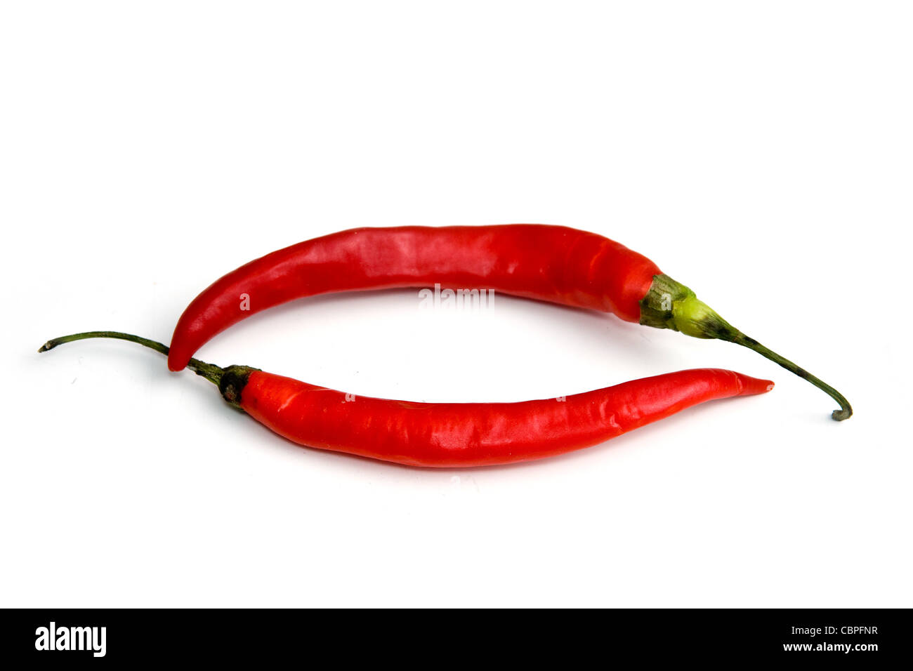 Red chili isolated Stock Photo - Alamy