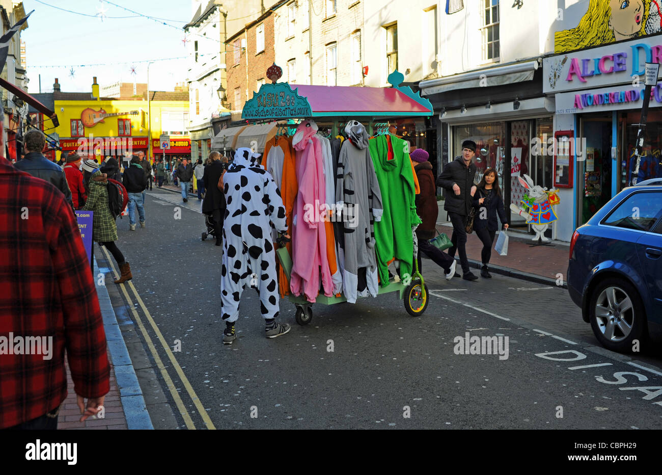 An alternative fashion stall on the move in the North Laine shopping ...
