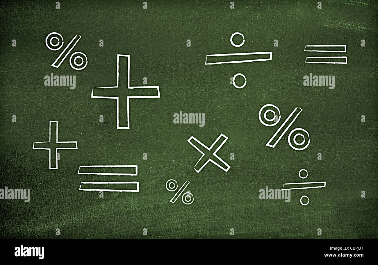 Math symbols hi-res stock photography and images - Alamy