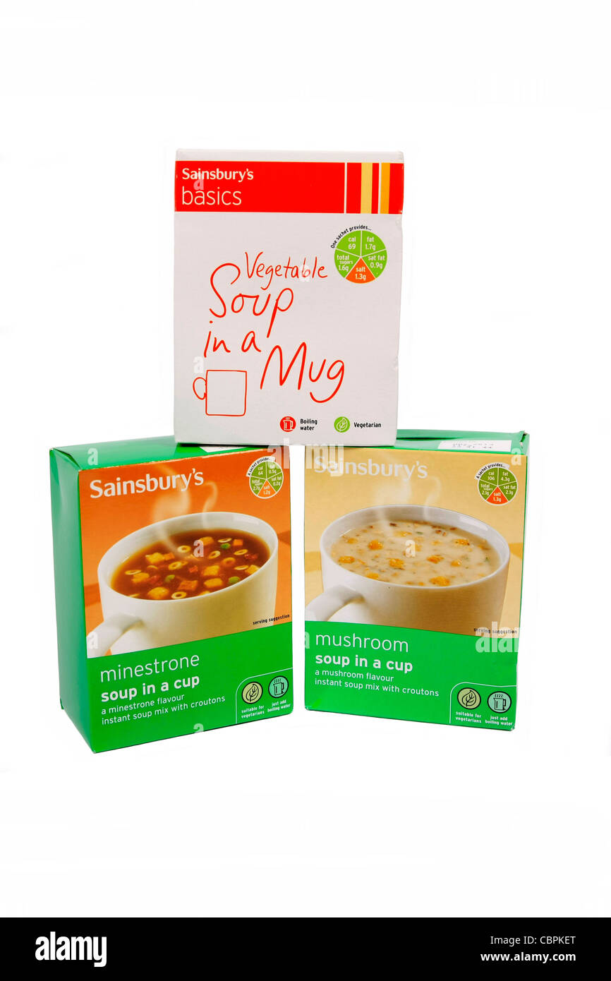 Basic and Regular Cuppa Soup on offer at a supermarket for families on ...