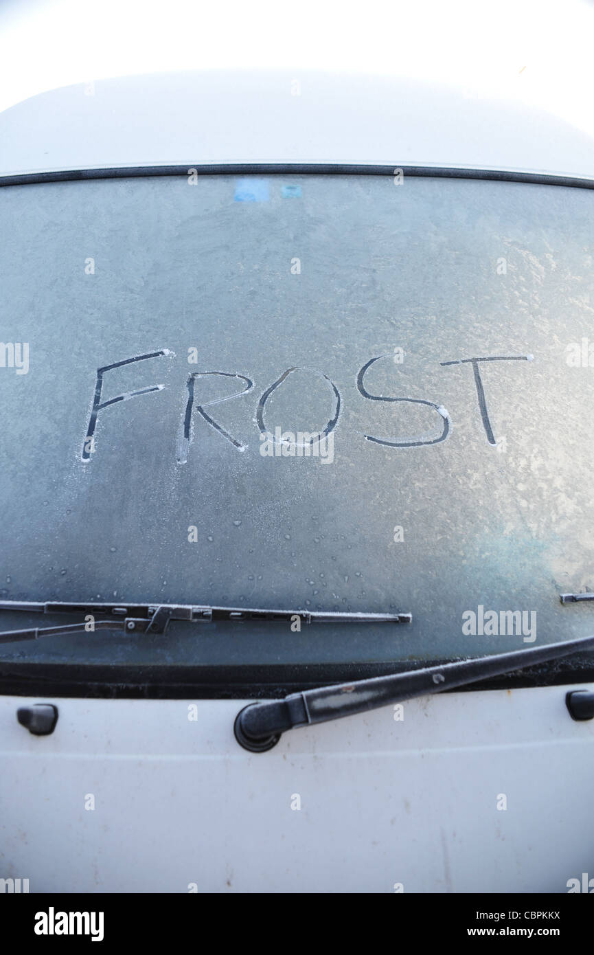 Frost On Car Window