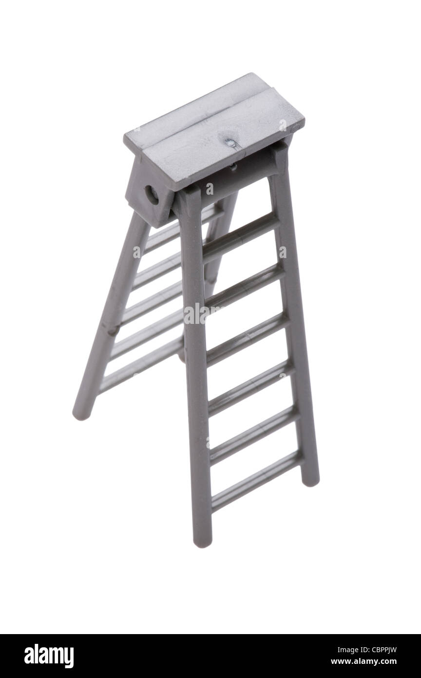 object on white - toy ladder close up Stock Photo - Alamy