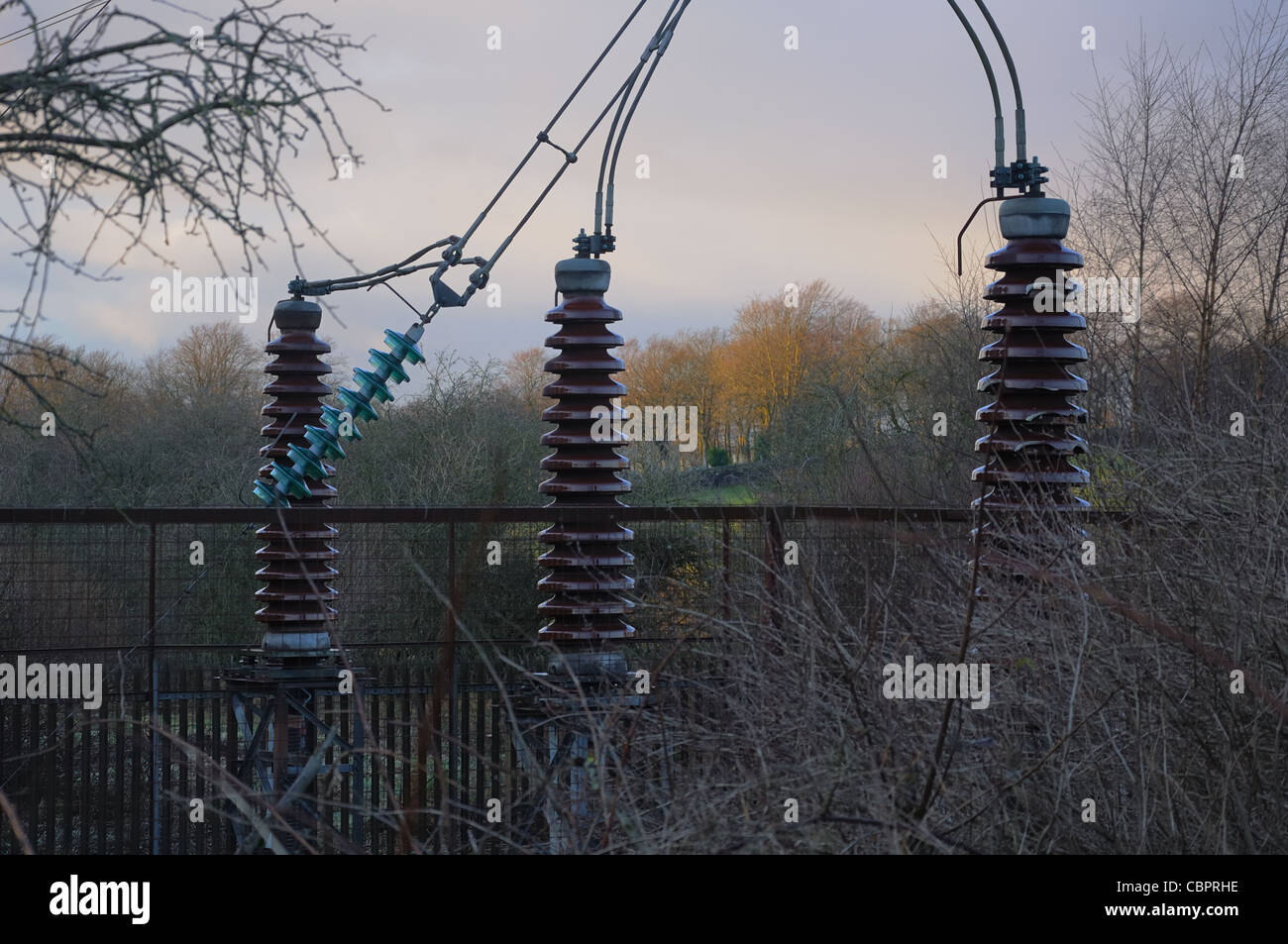 High voltage insulators hi-res stock photography and images - Alamy