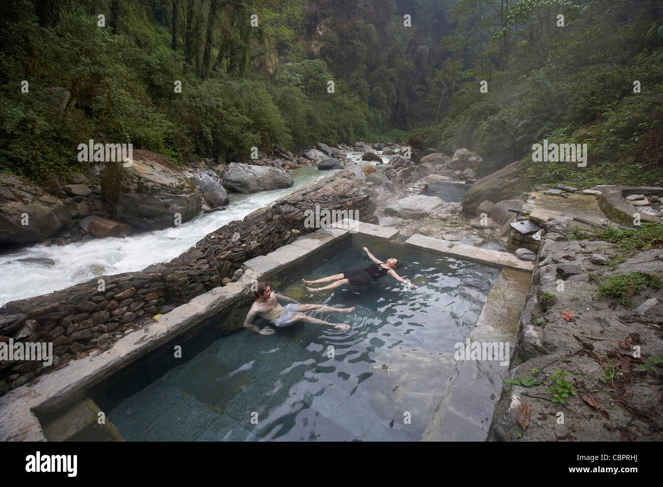 Tatopani nepal springs hi-res stock photography and images - Alamy