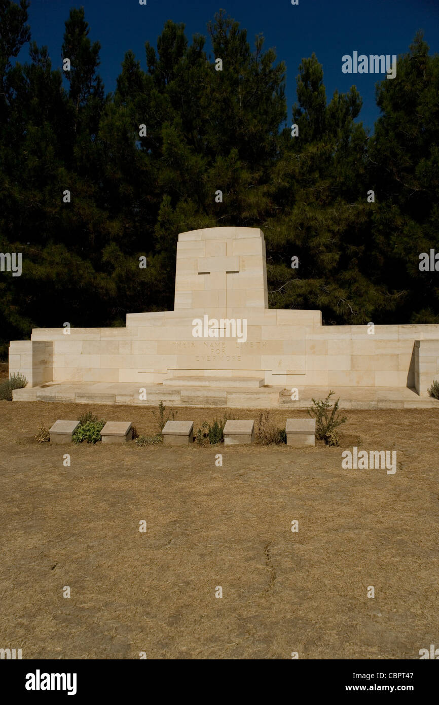 The Nek Commonwealth War Graves Commission Cemetery in the Anzac area ...