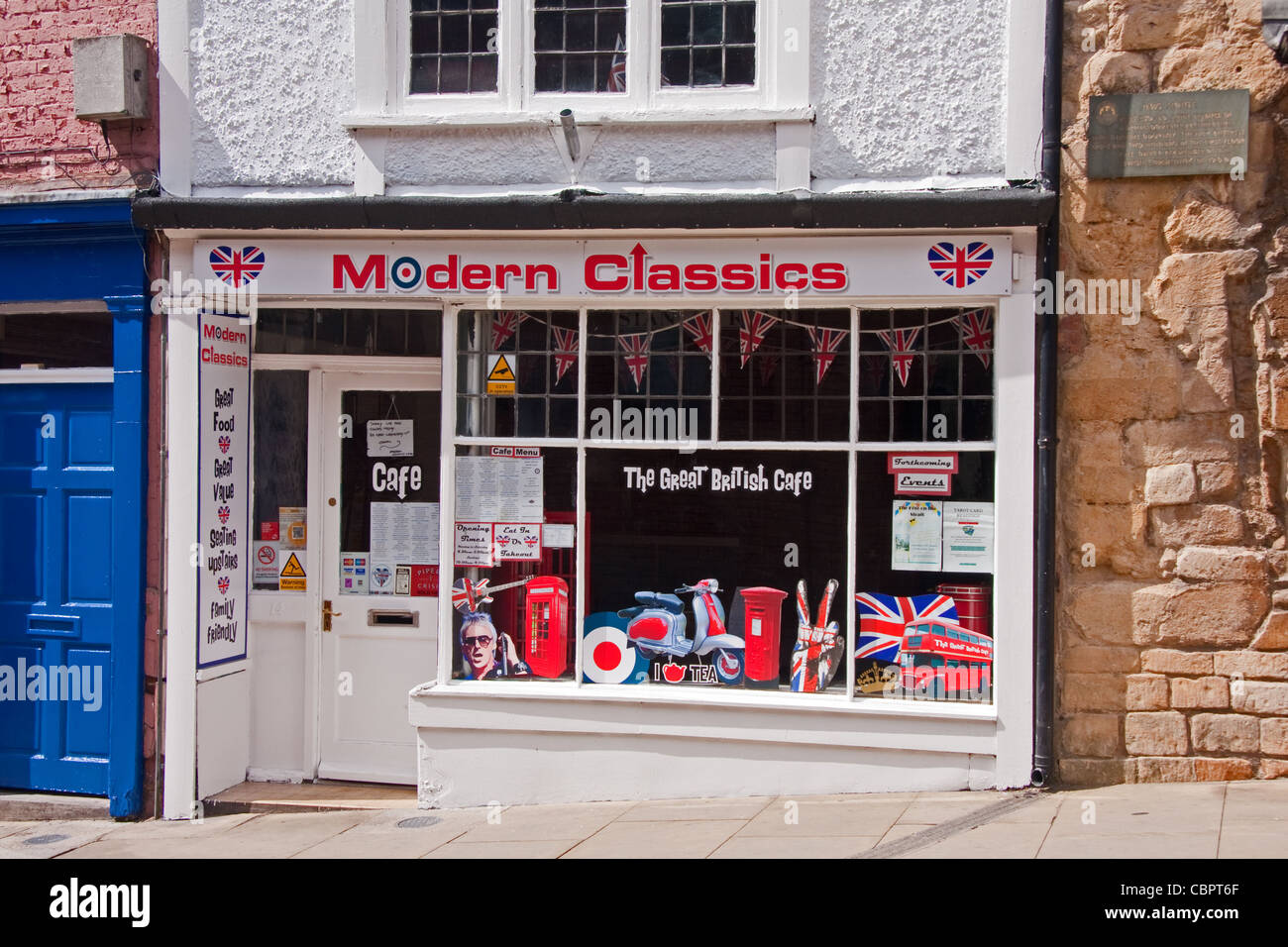 Modern Classics shop frontage Stock Photo - Alamy