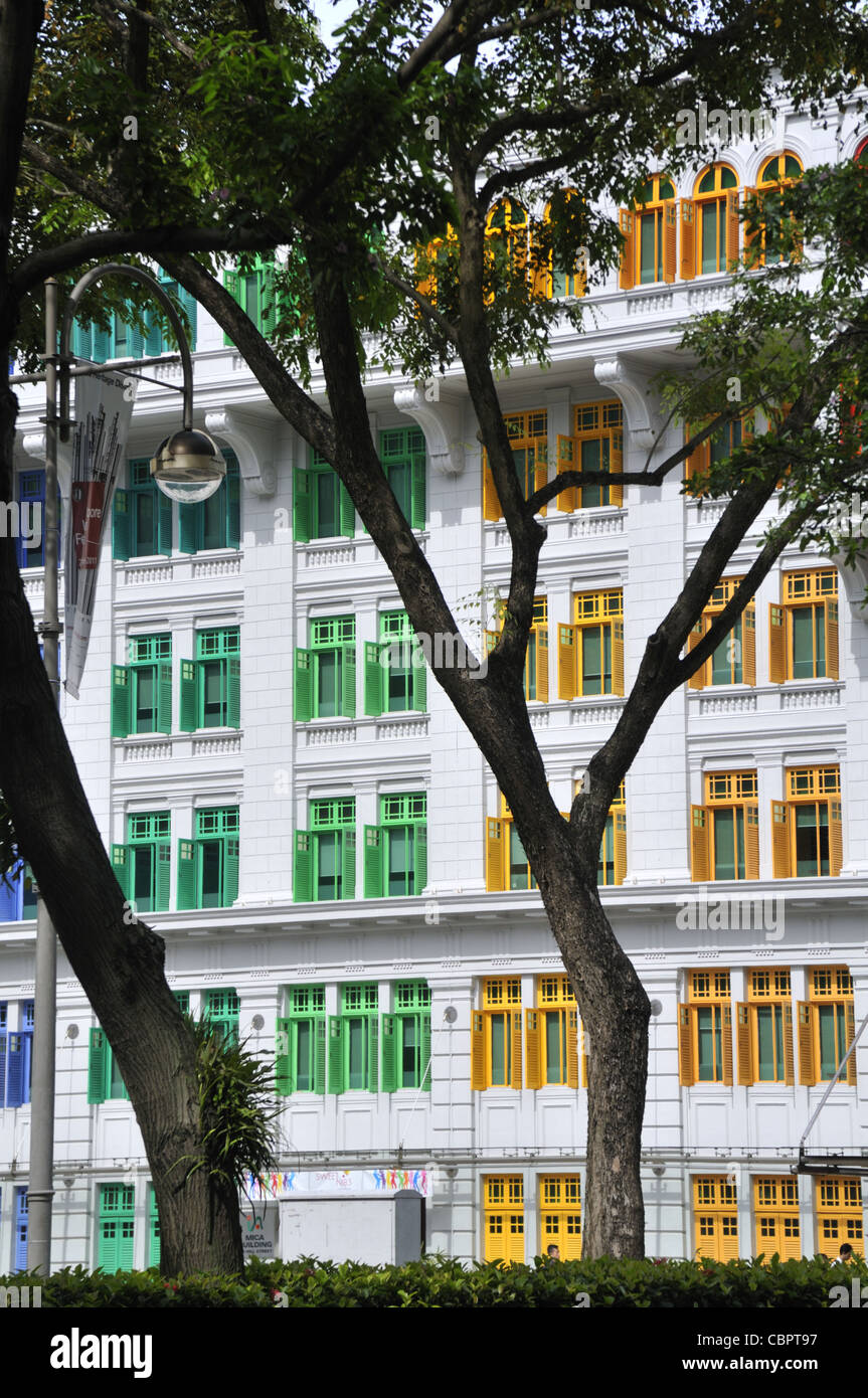 The MICA Building, a Singapore national monument is the headquarters of ...