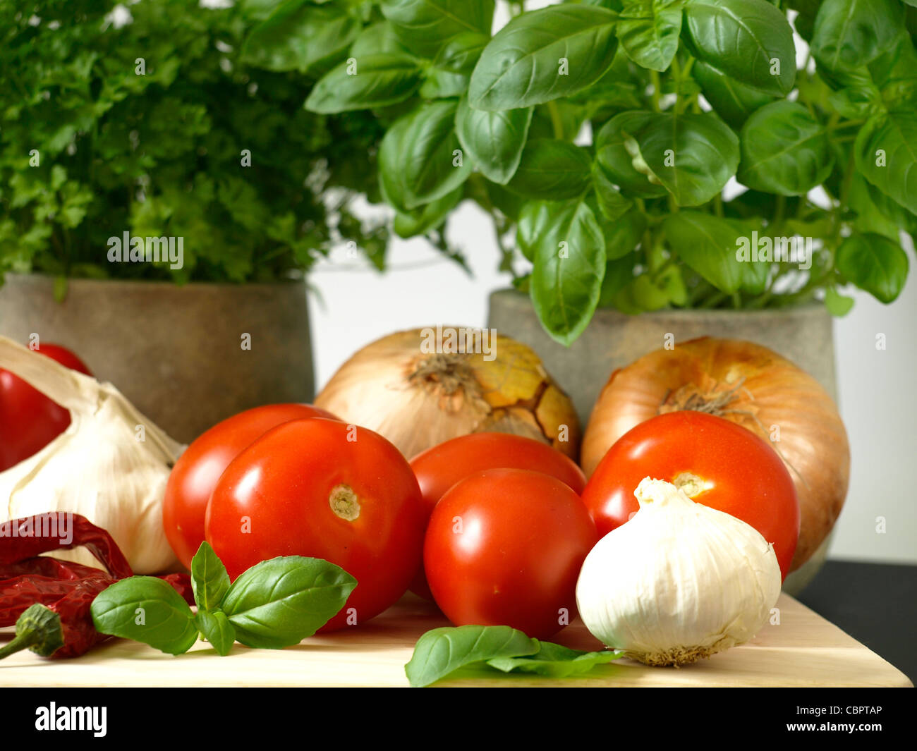 Italian food, healthy vegetables Stock Photo - Alamy