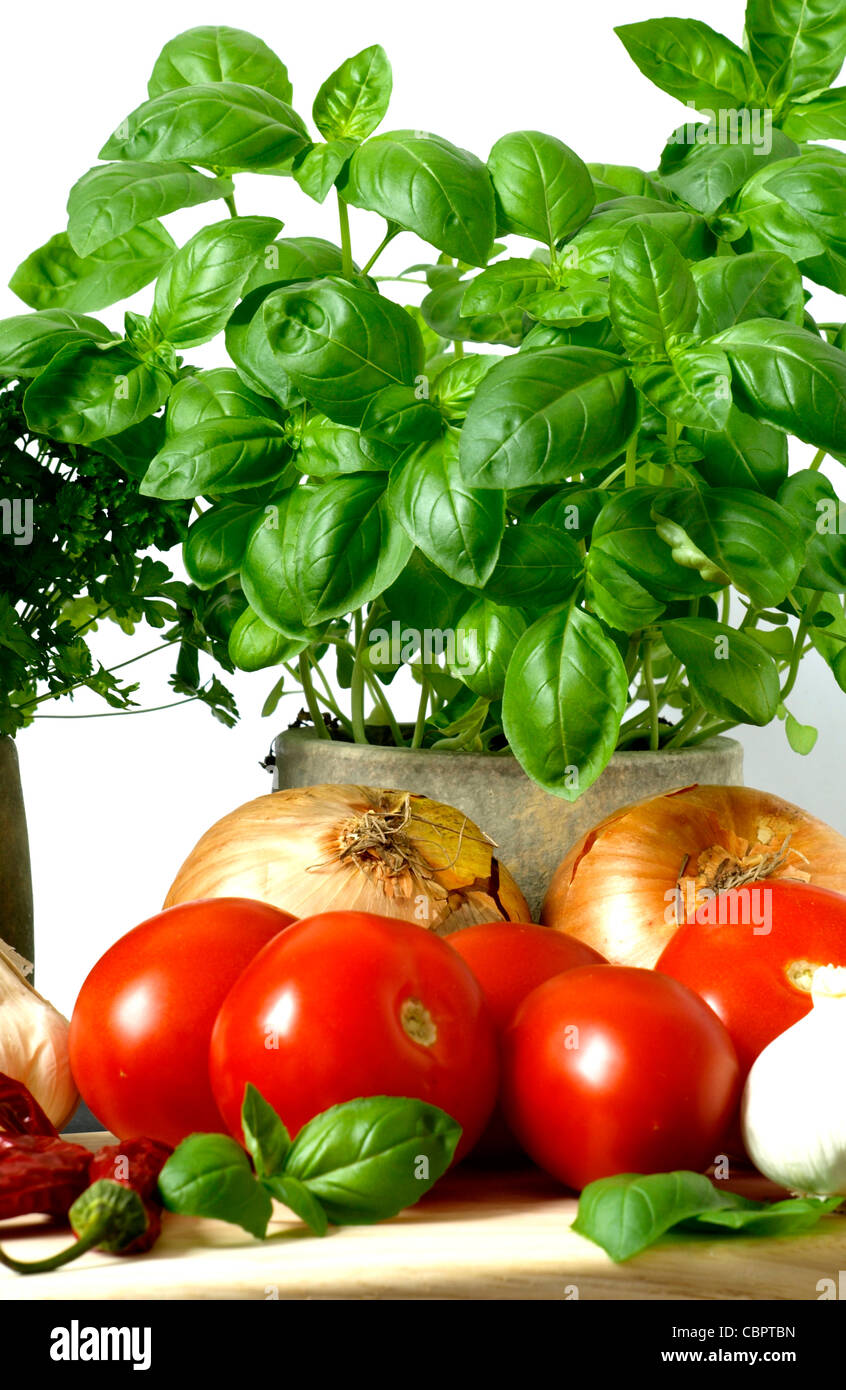 Italian food, healthy vegetables Stock Photo - Alamy