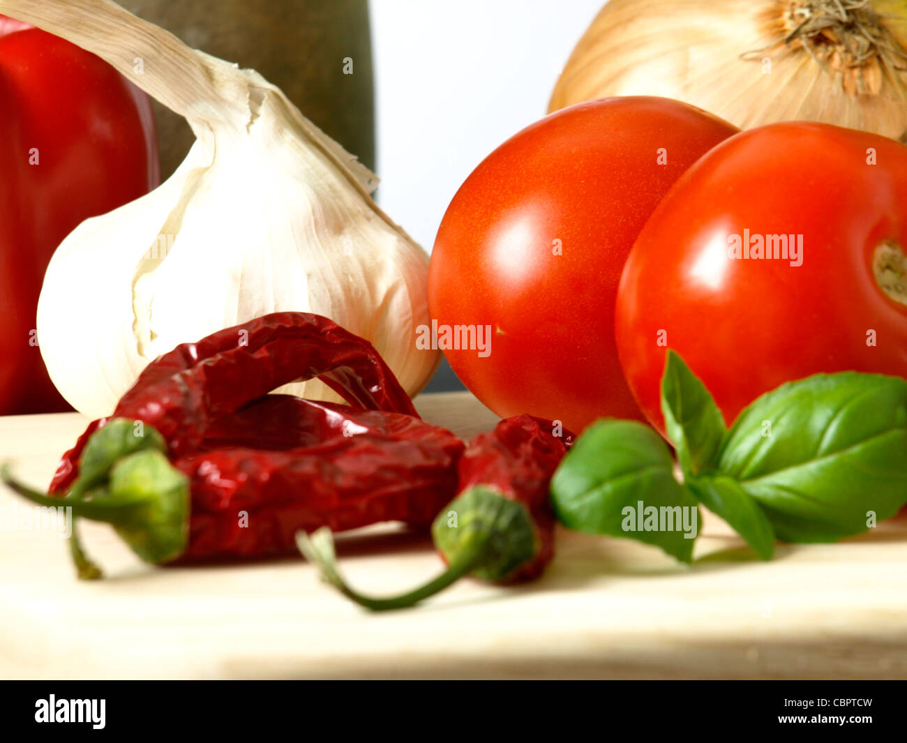 Italian food, healthy vegetables Stock Photo - Alamy