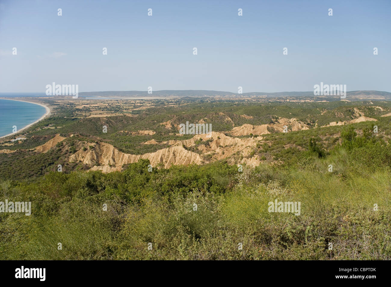 Suvlan bay from the Nek Commonwealth War Graves Commission Cemetery in ...