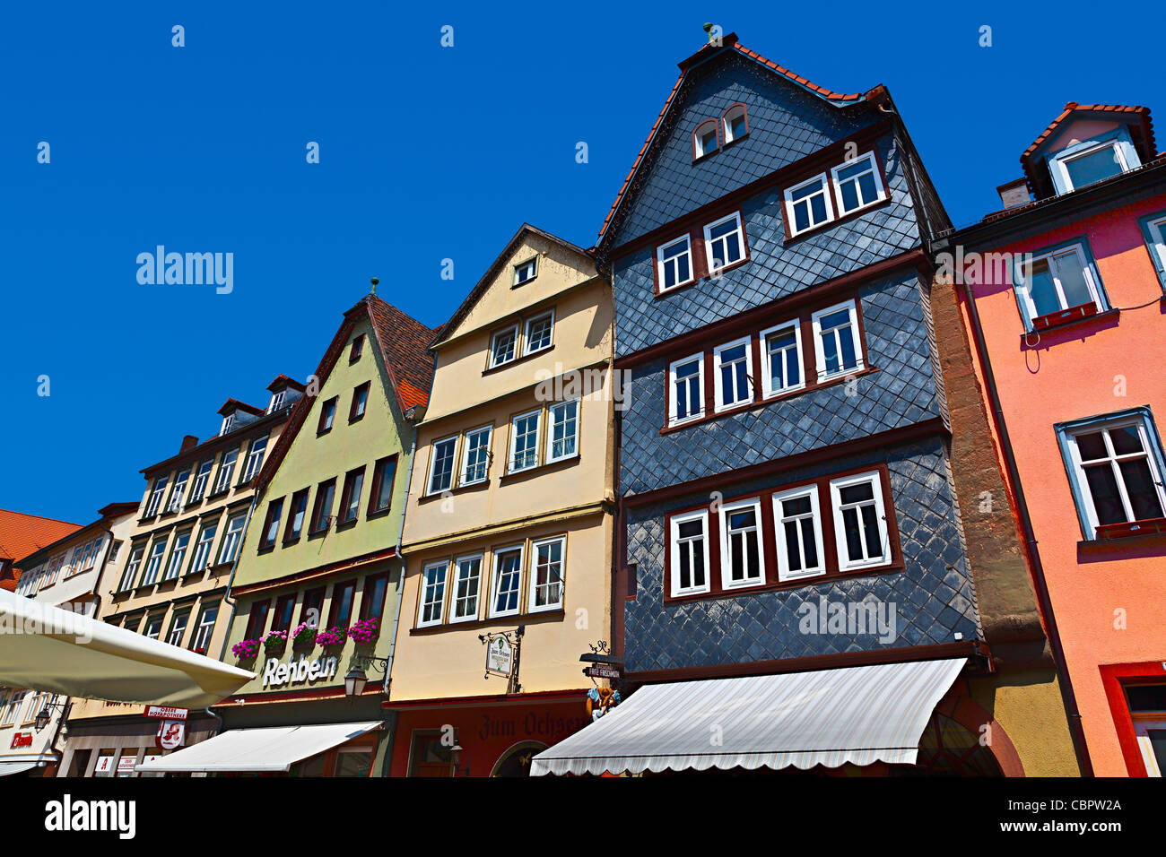 Colorful Buildings in Wertheim, Germany Stock Photo - Alamy