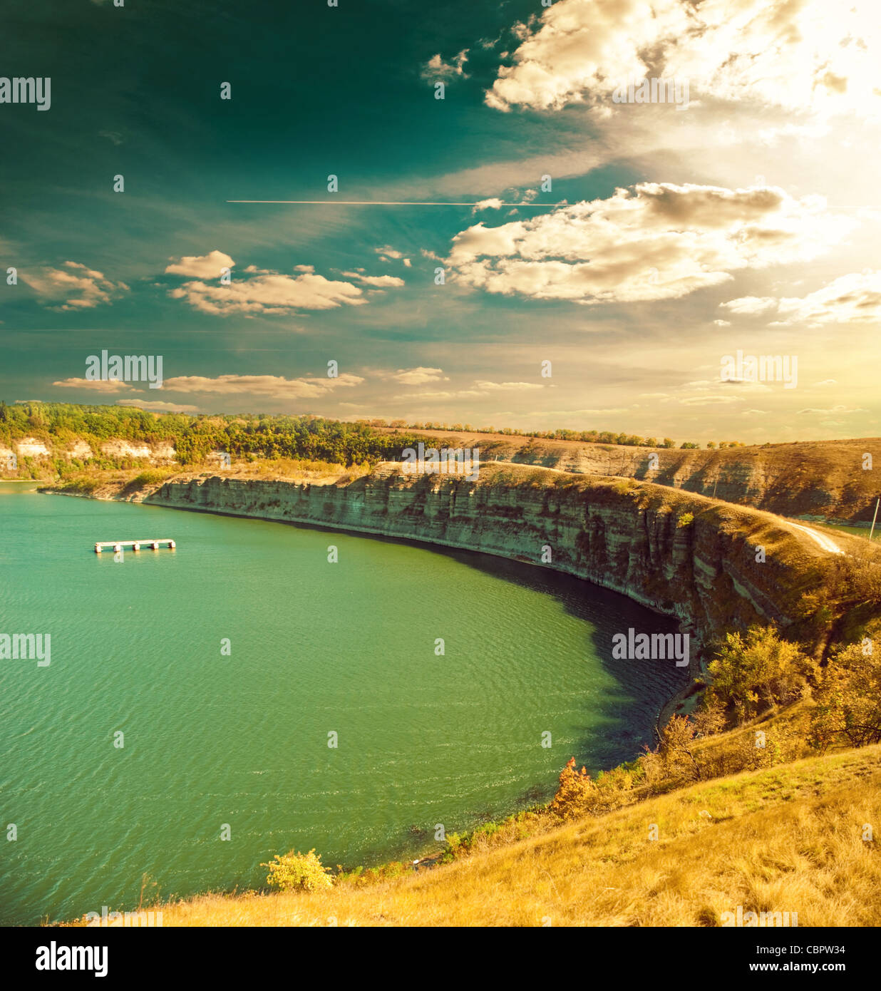 Canyon view pond hi-res stock photography and images - Alamy