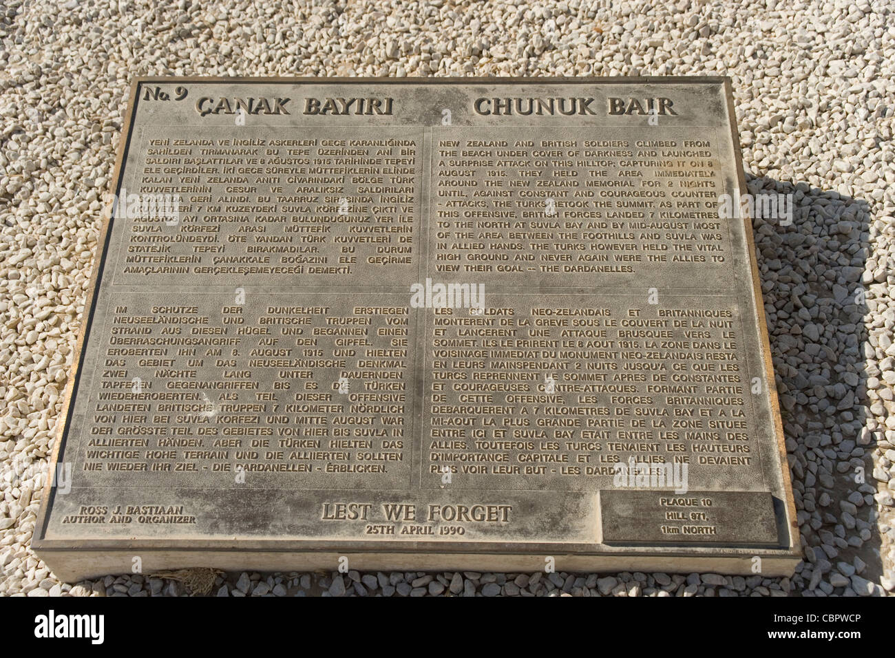 Chunuk bair hill hi-res stock photography and images - Alamy