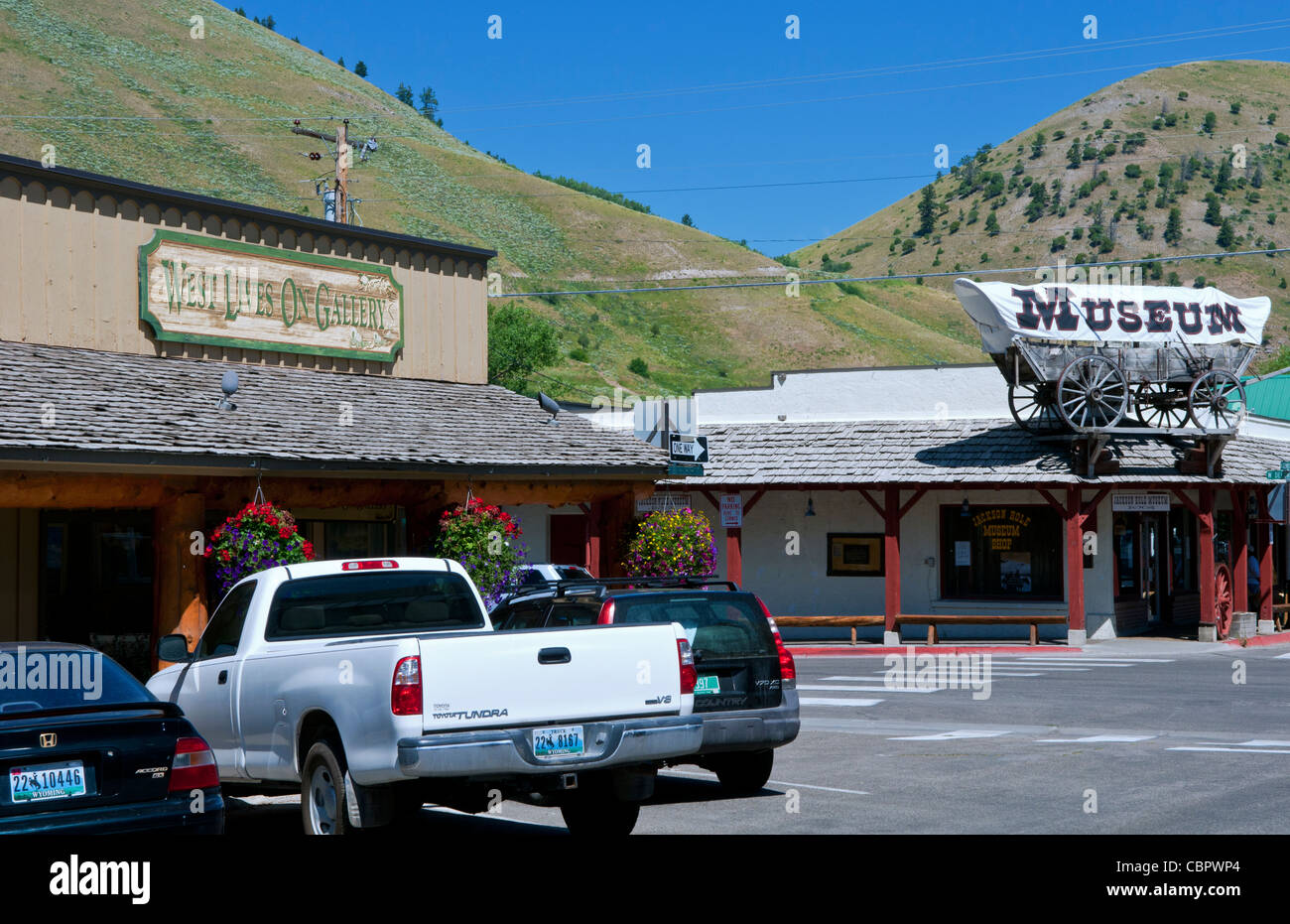 Jackson wyoming downtown hi-res stock photography and images - Alamy