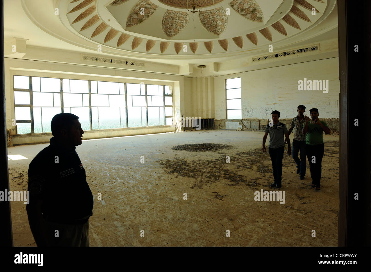Saddam Hussein's looted palace Babylon, Iraq. He was not likely ever ...