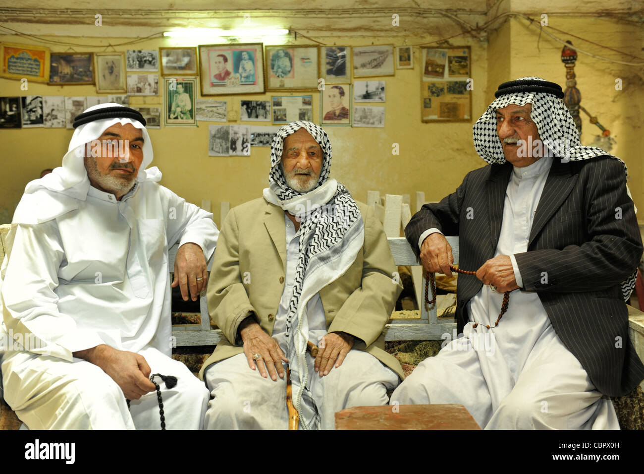 Visitors to a traditional tea (chai) house with a 500 year history in ...