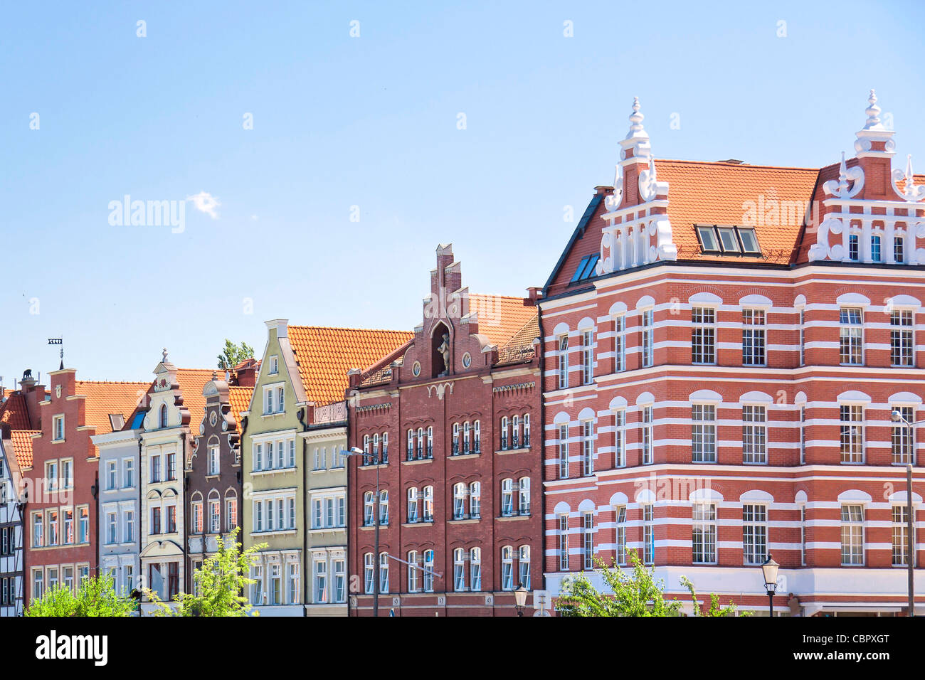 Port city at Baltic sea - Gdansk. Monuments in old town Stock Photo - Alamy
