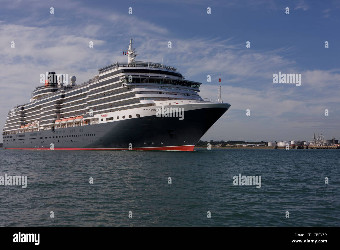 Queen Victoria Ship Stock Photo - Alamy