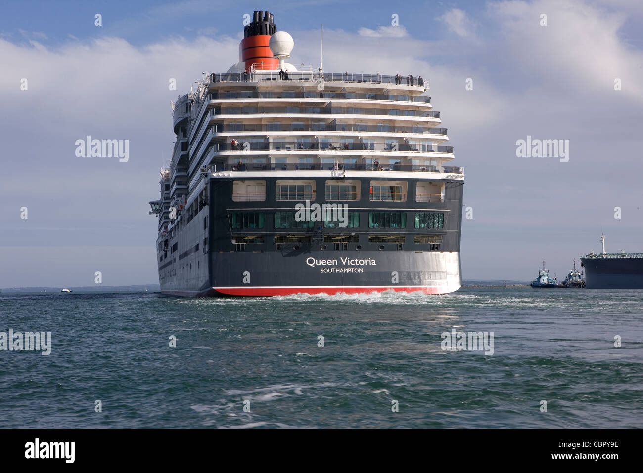 Queen Victoria Cruise ship Stock Photo - Alamy