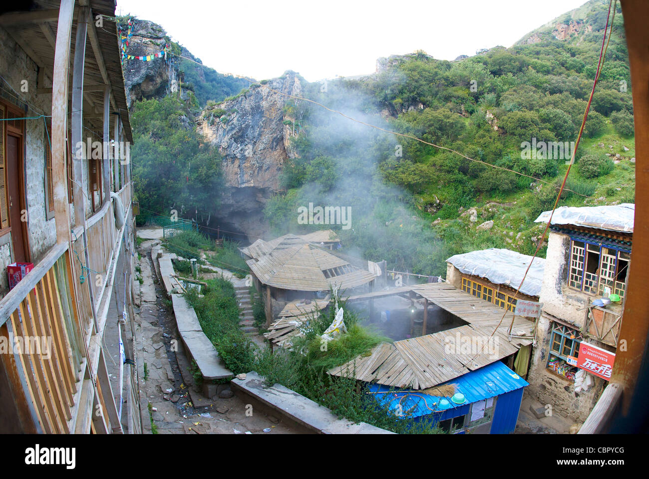 China hot springs hi-res stock photography and images - Alamy