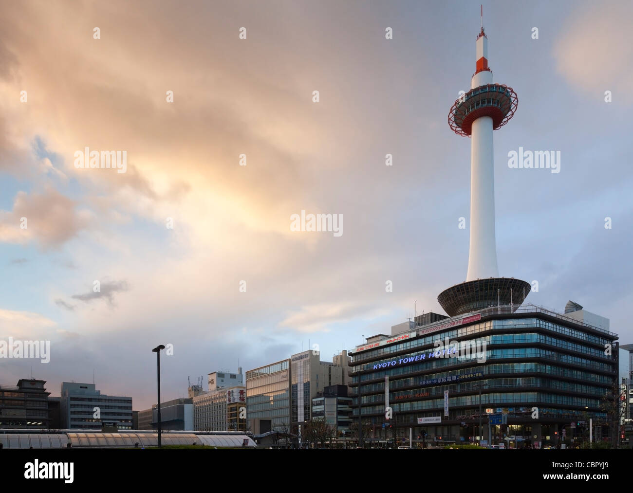 Kyoto tower hi-res stock photography and images - Alamy