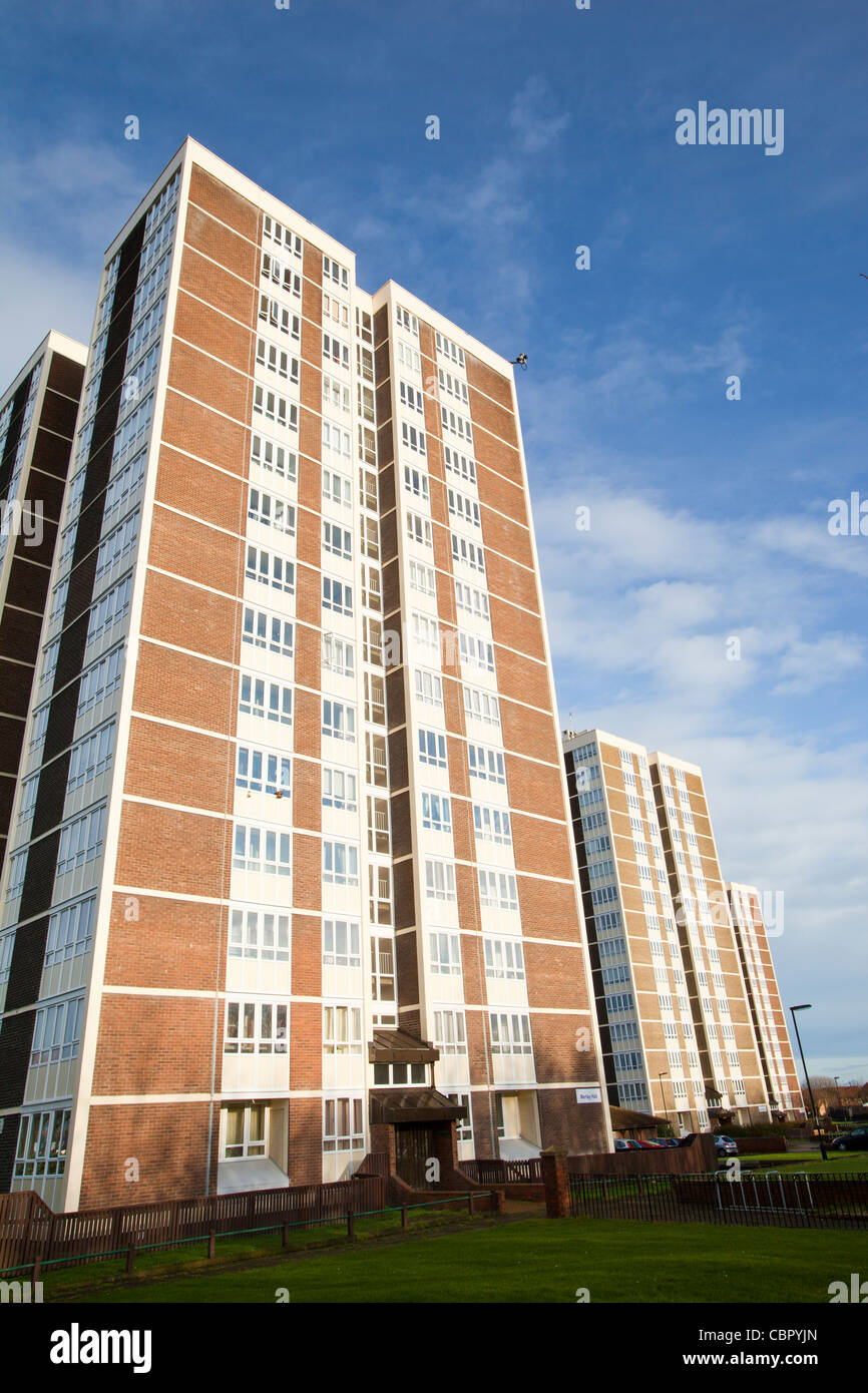 Tower blocks in Byker, Newcastle, UK Stock Photo - Alamy