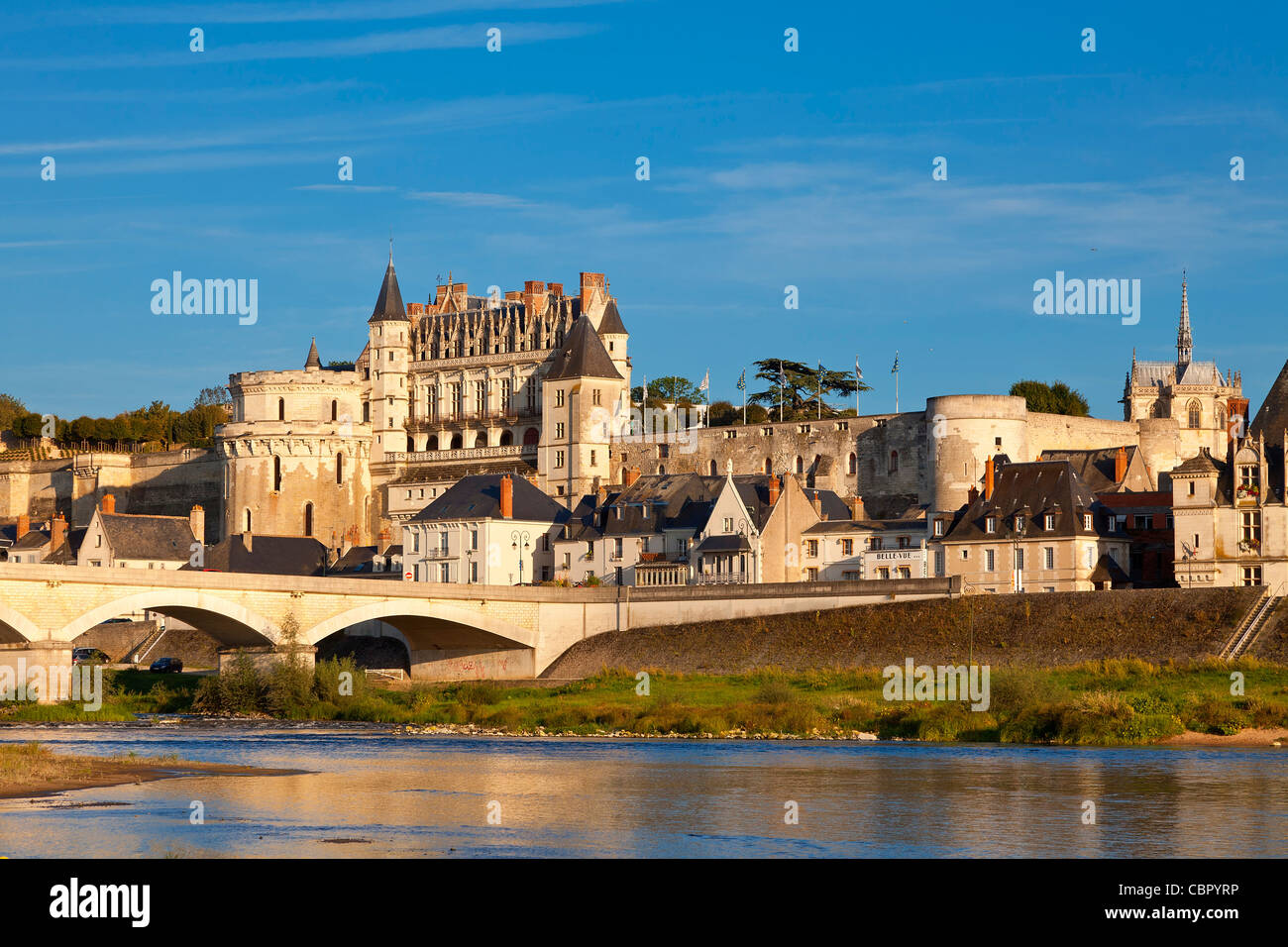 Loire Valley, Amboise castle Stock Photo - Alamy