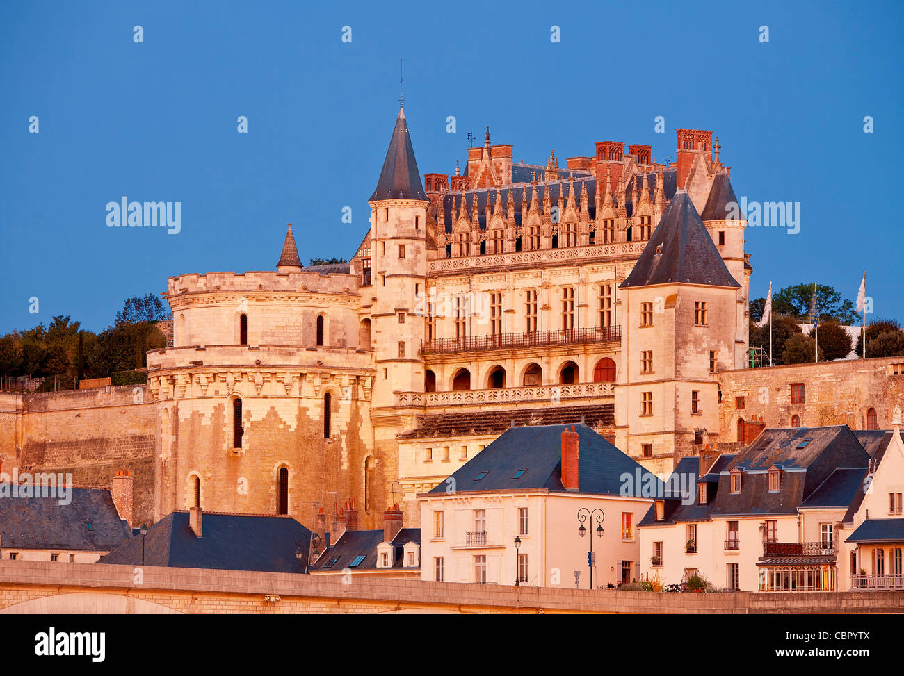 Loire Valley, Amboise castle Stock Photo - Alamy