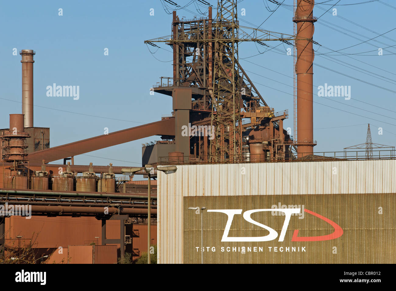 TSTD (Thyssen Schienen Technick Duisburg) steel factory Germnany Stock ...