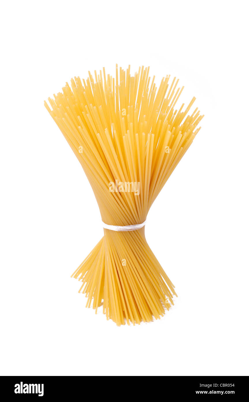 standing spaghetti pasta, isolated Stock Photo - Alamy
