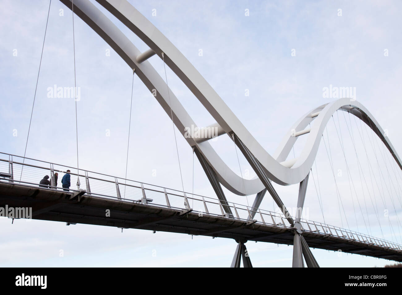 Teeside infinity bridge hi-res stock photography and images - Alamy