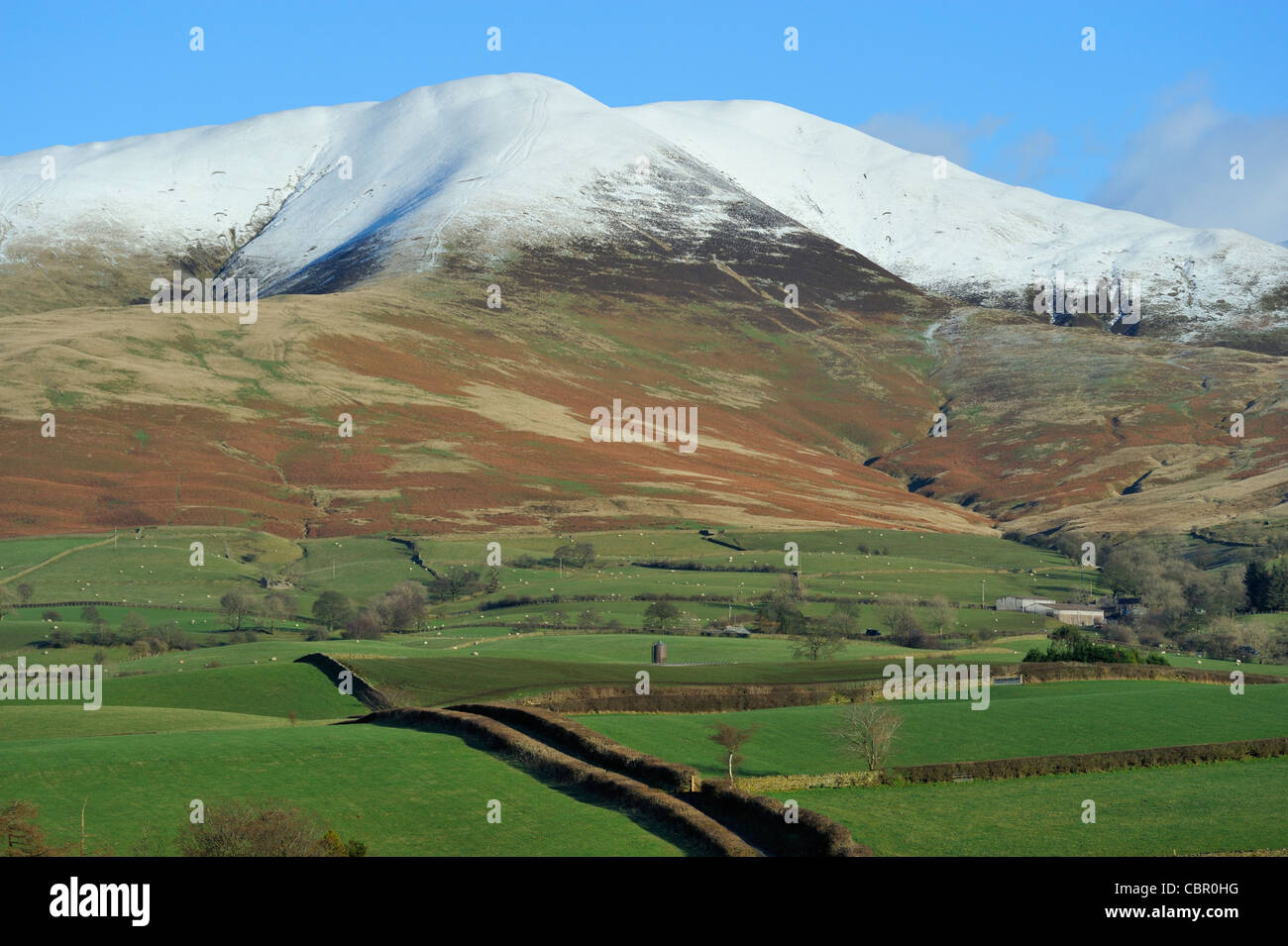 The Howgill Fells from Firbank. Cumbria, England, United Kingdom ...
