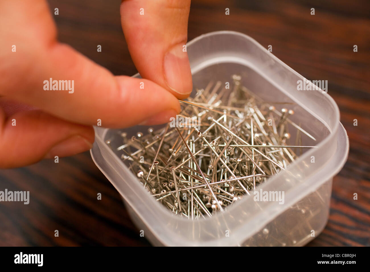 Needles with box hi-res stock photography and images - Alamy