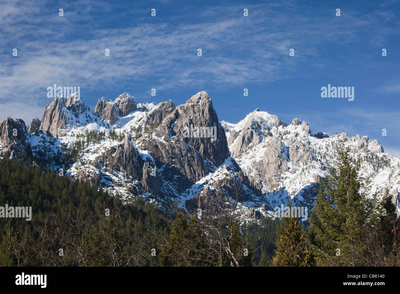 USA, California, Northern California, Northern Mountains, Castle Grag ...
