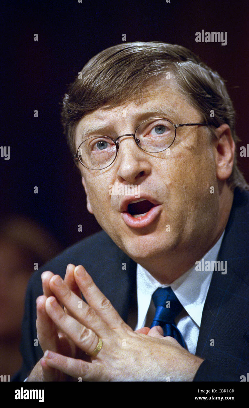 Microsoft founder and CEO, Bill Gates during the second day of the ...