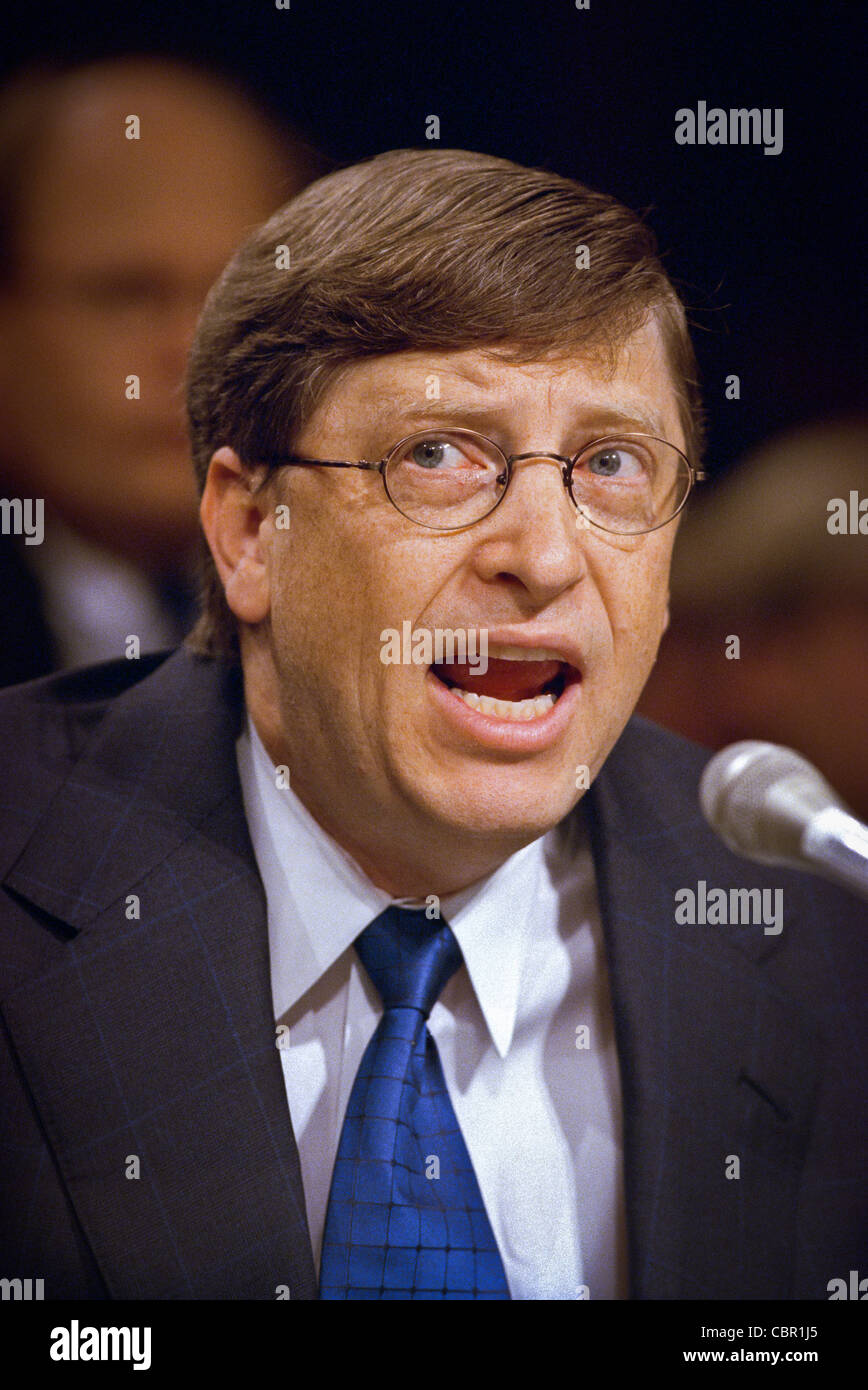 Microsoft founder and CEO, Bill Gates during the second day of the ...