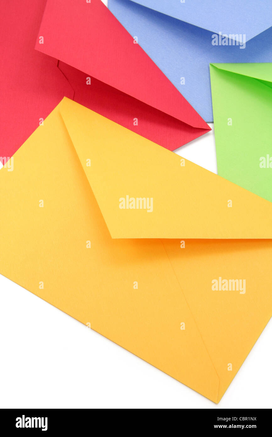 colorful envelopes, concept of communication Stock Photo - Alamy