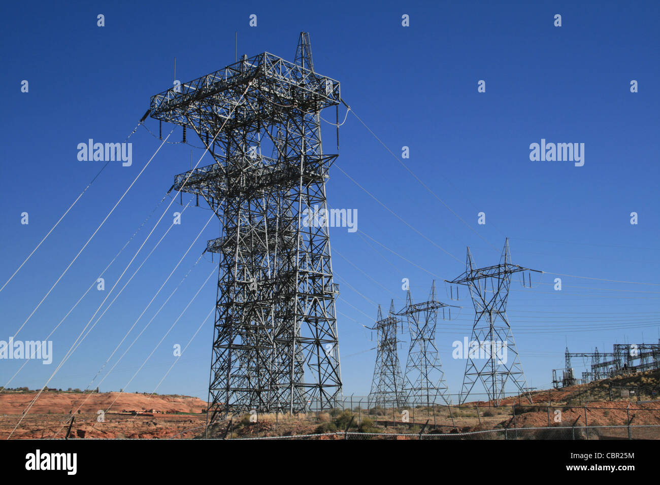 High Tension Lines Stock Photos & High Tension Lines Stock Images - Alamy