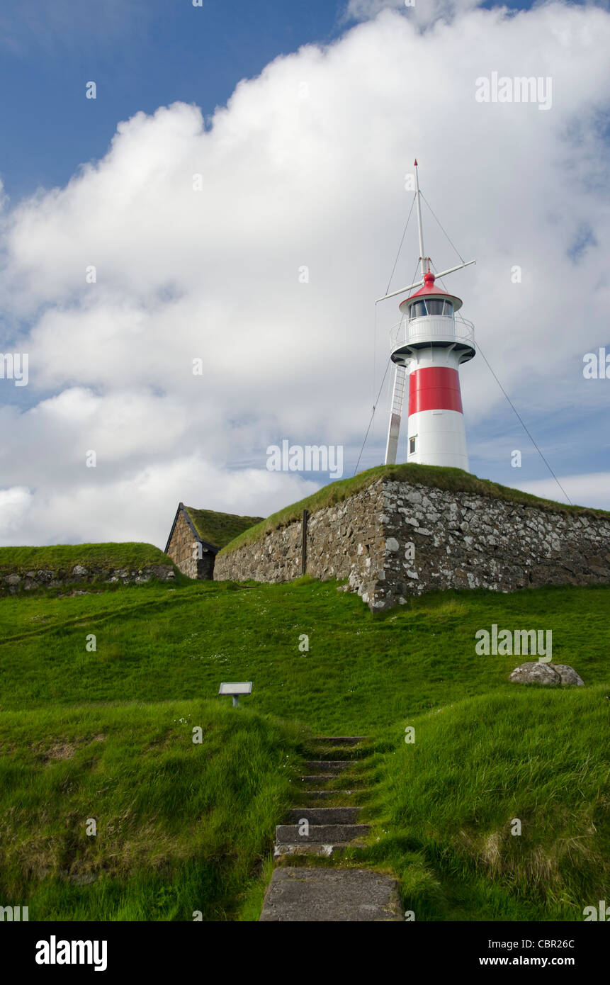 Kingdom of Denmark, Faroe Islands (aka Foroyar). Capital city of ...