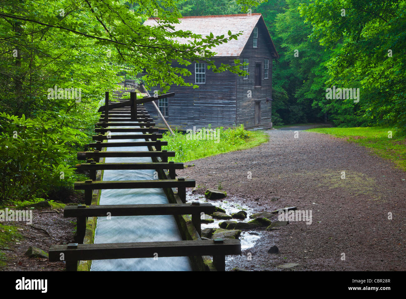 Mingus Mill in Great Smoky Mountains National Park in North Carolina ...