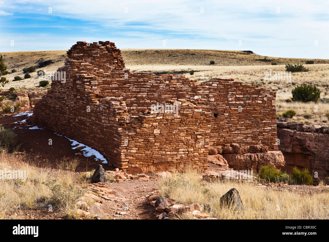Lomaki Pueblo, Hopi Ruins, Wupaktki National Monument, Arizona Stock ...