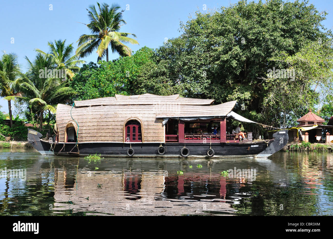 Kerala Backwater Scene Stock Photo - Alamy